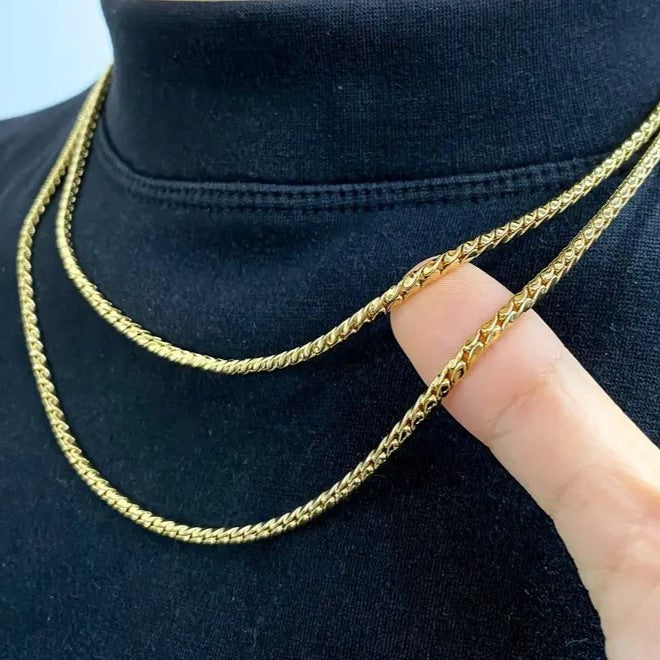 Round Cut Franco Chain | Water ATL